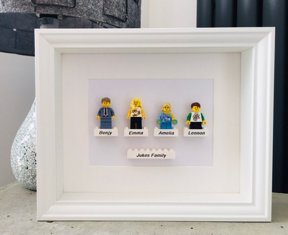 Personalised Lego Mini Figure Family Portrait | Etsy