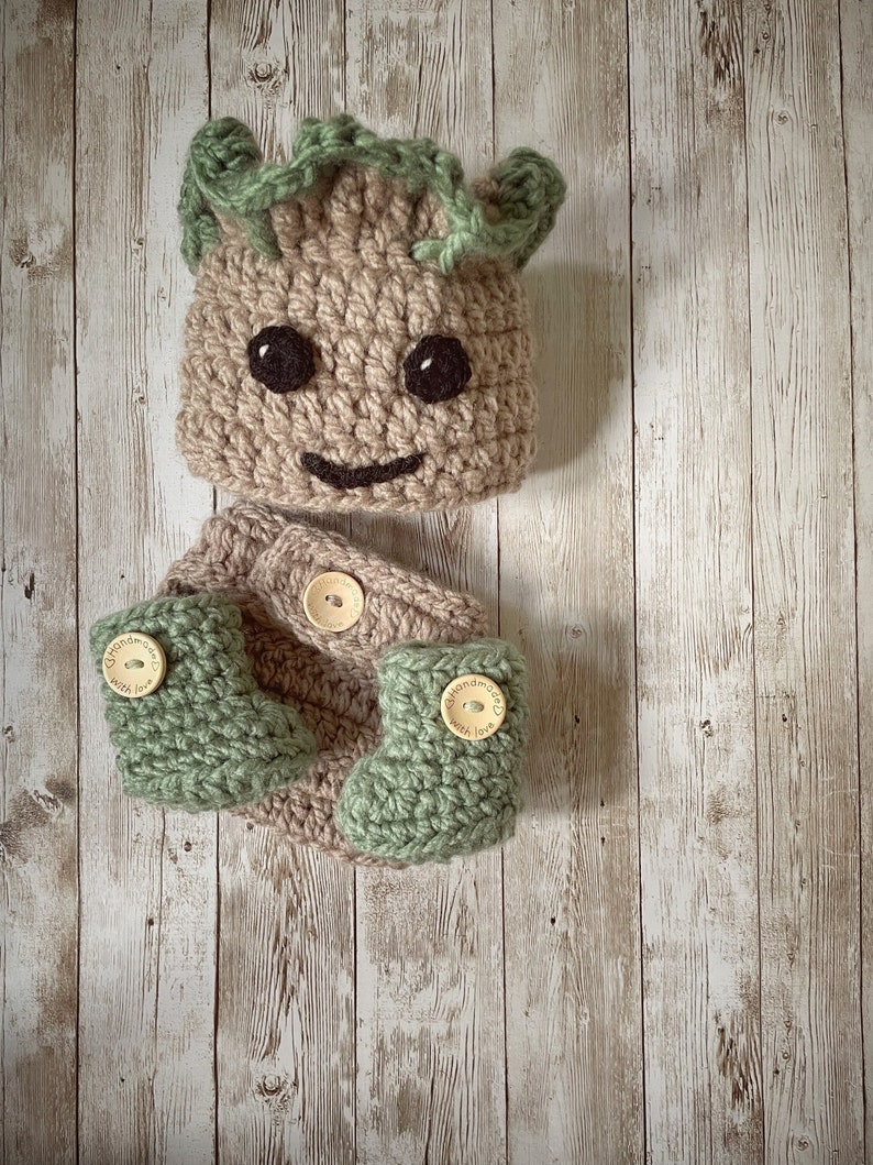 Baby Groot Hat Set Guardians of the Galaxy Photo Prop - Etsy