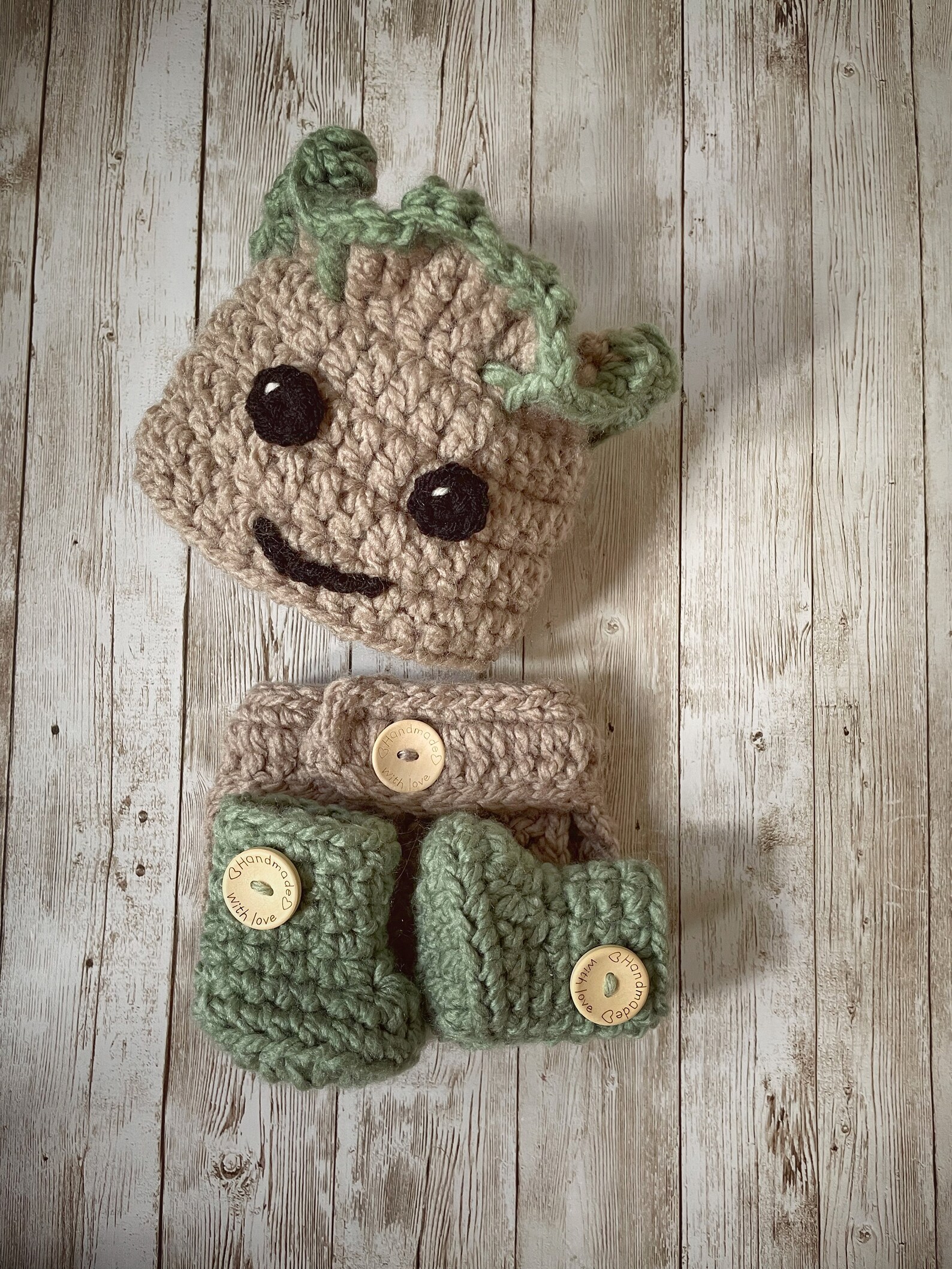 Baby Groot Hat Set Guardians of the Galaxy Photo Prop - Etsy