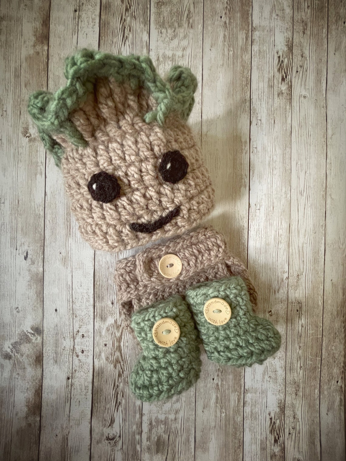 Baby Groot Hat Set Guardians of the Galaxy Photo Prop - Etsy