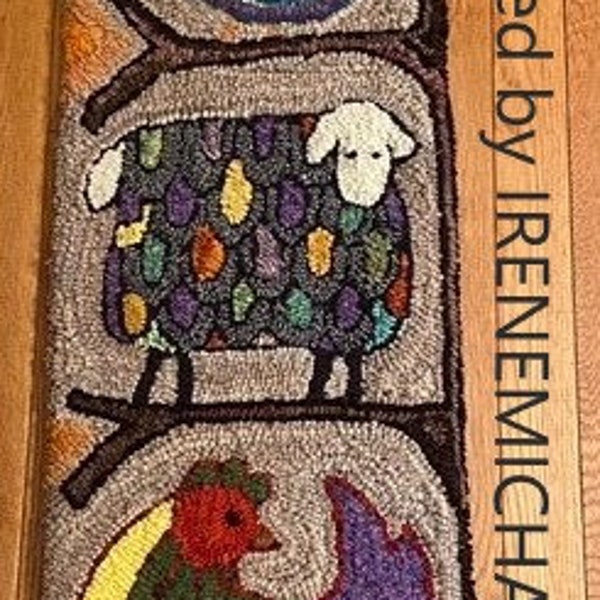Sheep Rug Hooking Pattern - Etsy