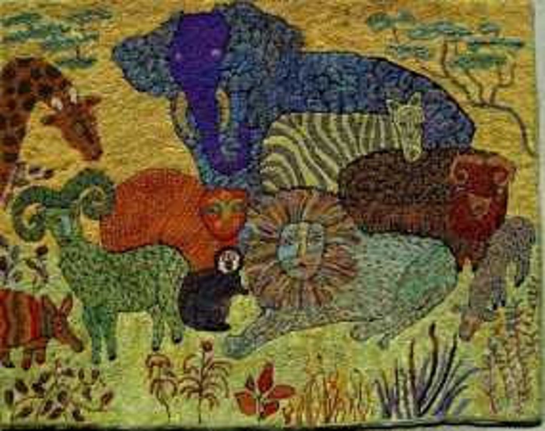 Africa, A Sharon Smith Rug Hooking Pattern - Etsy