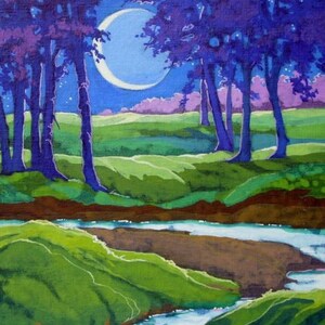 Moorcroft Musings, the Super Moon Based on the Artwork of Alida Akers ...
