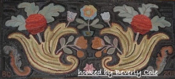 Old Nutfield Ruth Hall Pattern Rug Hooking Pattern Only on - Etsy