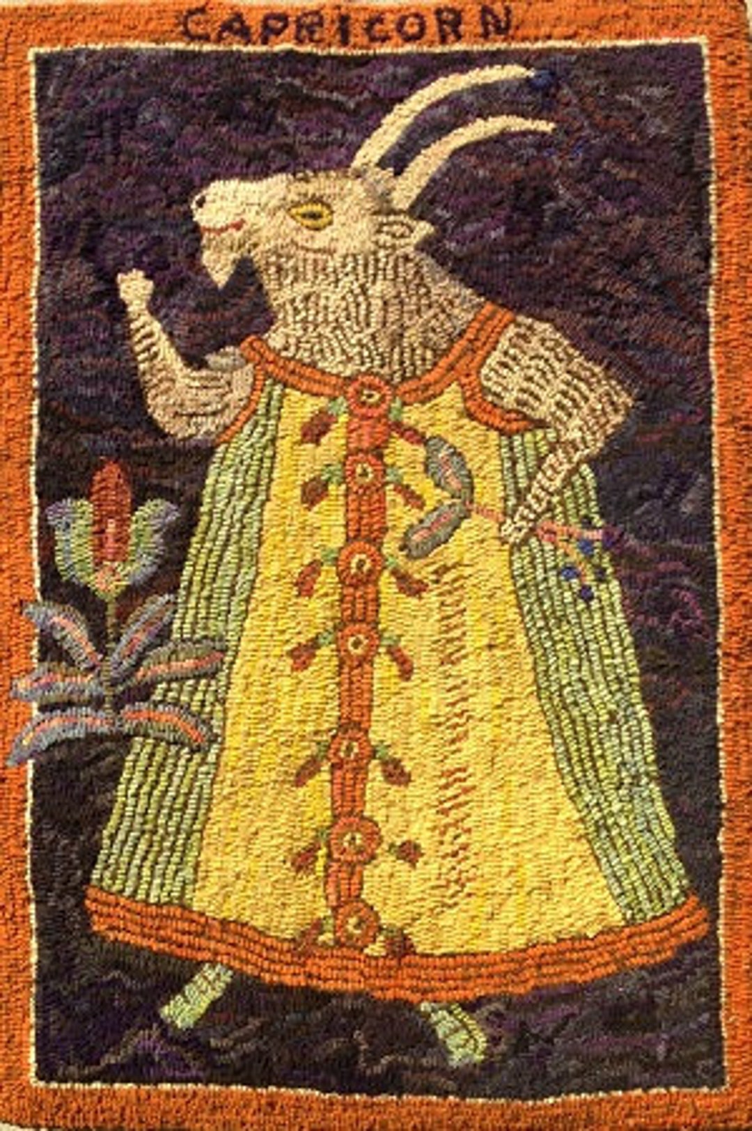 Capricorn, A Sharon Smith Rug Hooking Pattern 38” X 25”. - Etsy