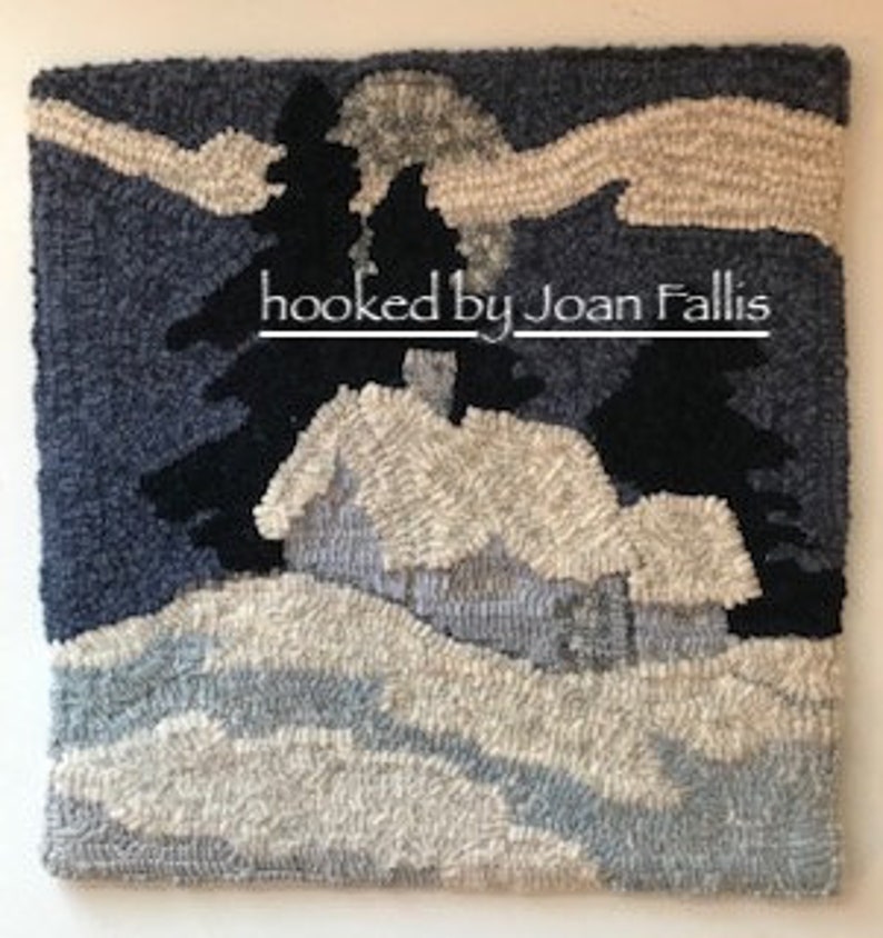 Cozy Cabin From Joan Moshimer's Studio Rug Hooking | Etsy
