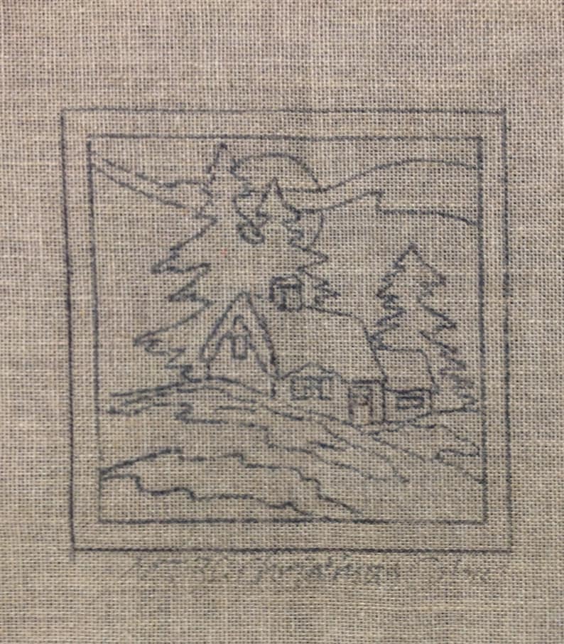 Cozy Cabin From Joan Moshimer's Studio Rug Hooking | Etsy