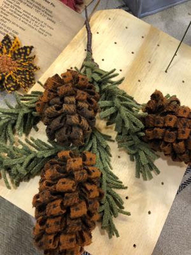 Wooly PINECONE Pattern by Wooly Pines--pattern ONLY - Etsy