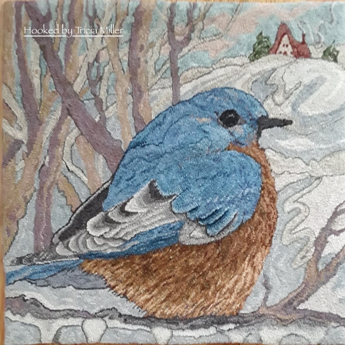 Hoping They Filled the Bird Feeder Rug Hooking Pattern Based | Etsy