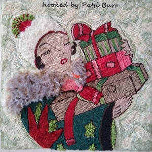 Vintage Holiday Shopper!! Vintage Postcard Pattern From Joan Moshimer's ...