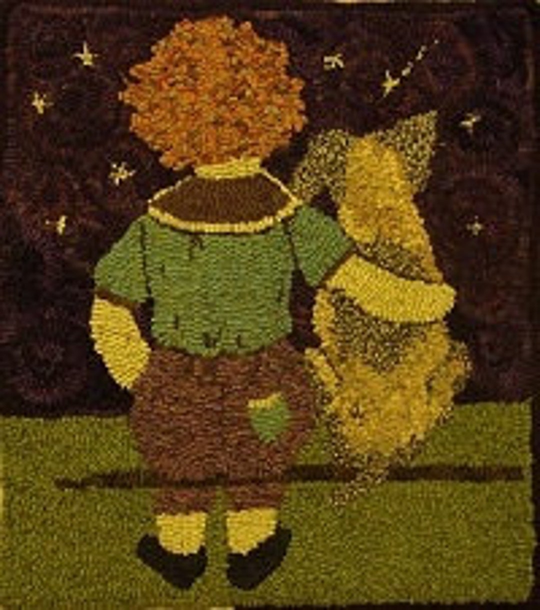 Shooting Star, A Sharon Smith Rug Hooking Pattern - Etsy
