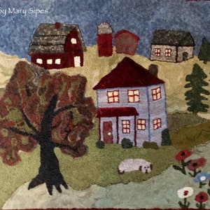 The Old Screen Door, 35" X 50", A Sharon Smith Pattern, Rug Hooking ...