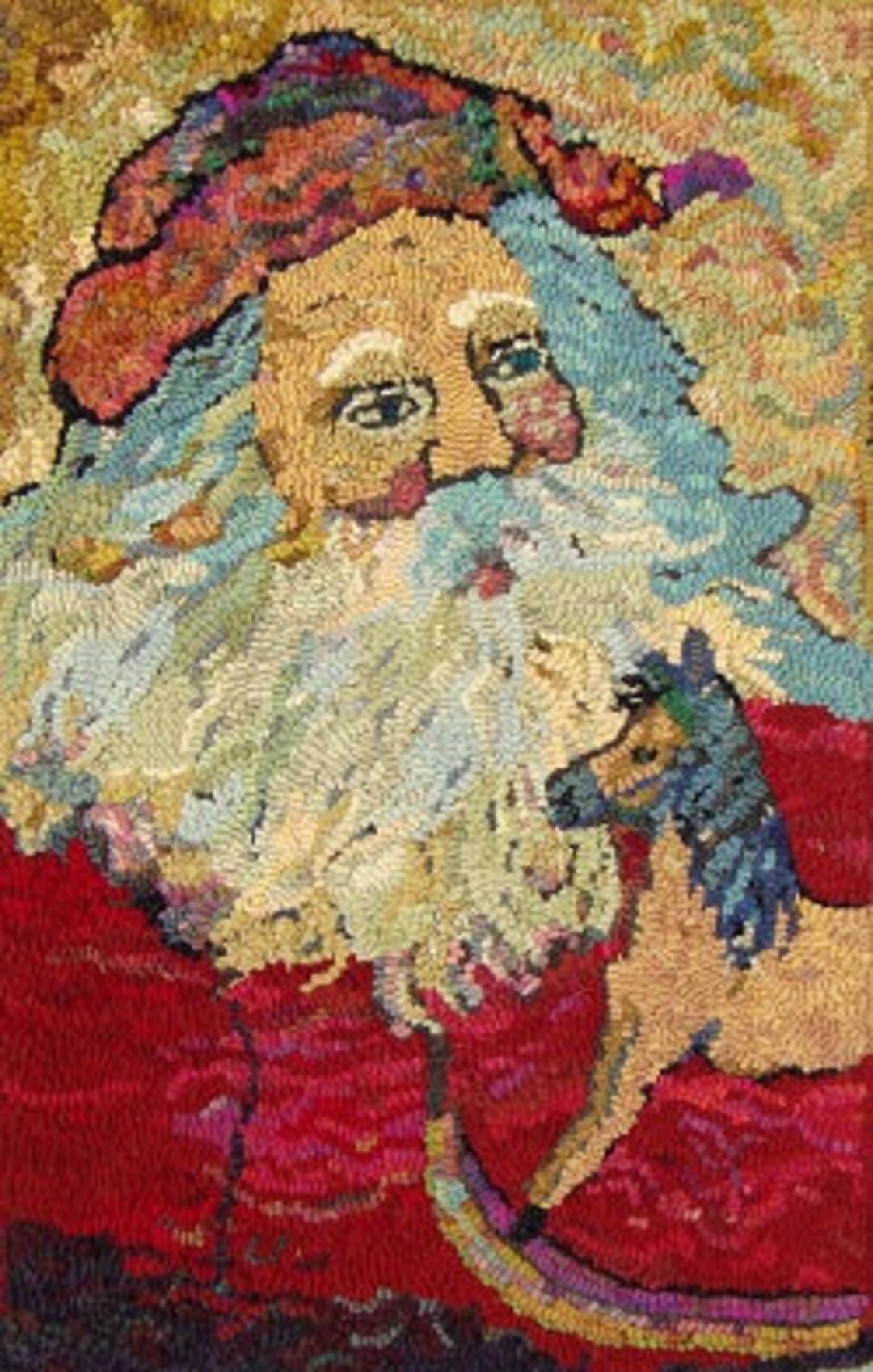 Santa, A Sharon Smith Rug Hooking Pattern - Etsy