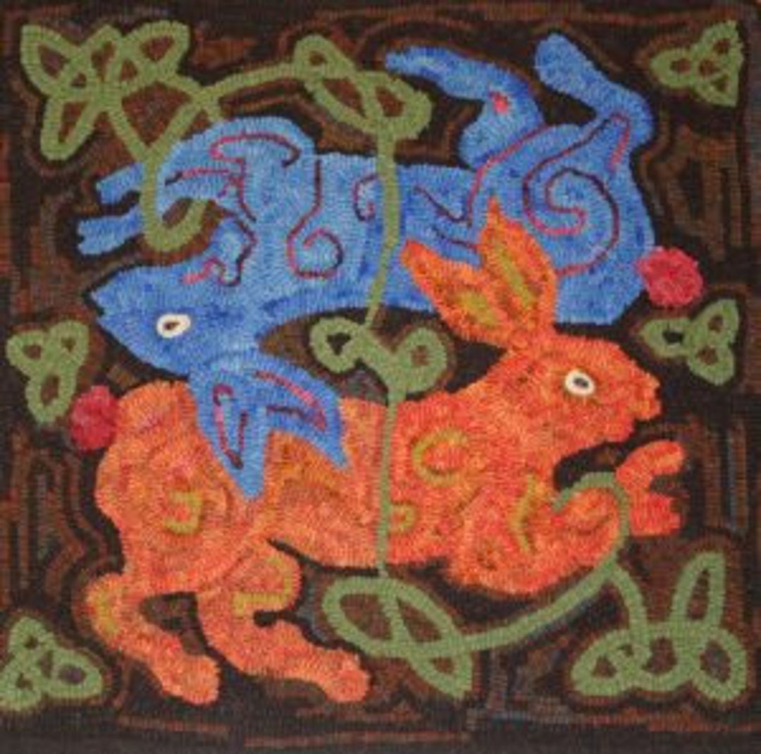 Celtic Rabbits, P is for Primitive Design, Offered by W. Cushing and Co ...