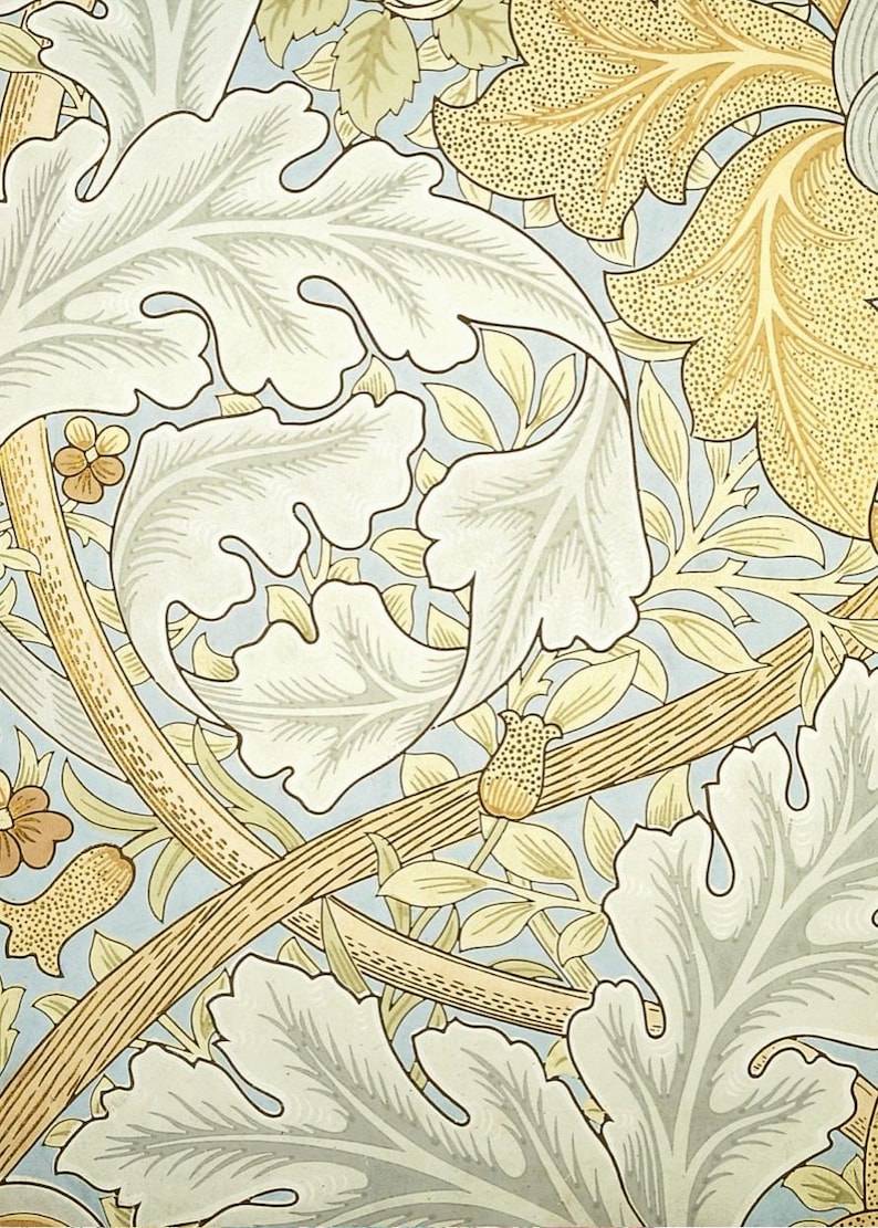 St James From the William Morris Collection 28 X 20 Rug Hooking Pattern ...