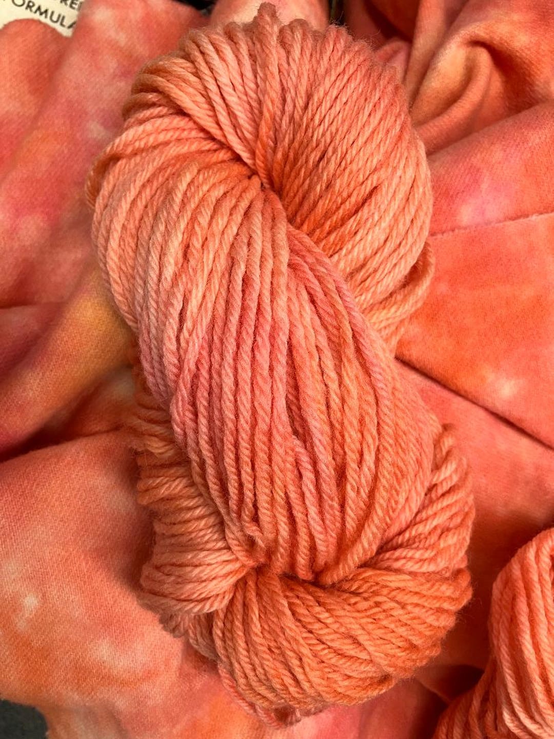 Coral Sunset Peony--july's Art Yarn of the Month - Etsy