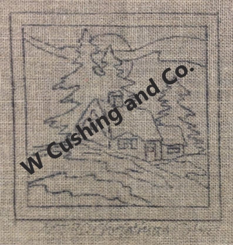 Cozy Cabin From Joan Moshimer's Studio Rug Hooking - Etsy