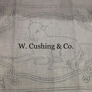 E. S. Frost 89, Sheep Rug Pattern, W. Cushing & Co., Rug Hooking ...
