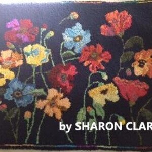 Poppies by Sharon Smith, 24" X 30" on Linen, Rug Hooking Pattern Only ...
