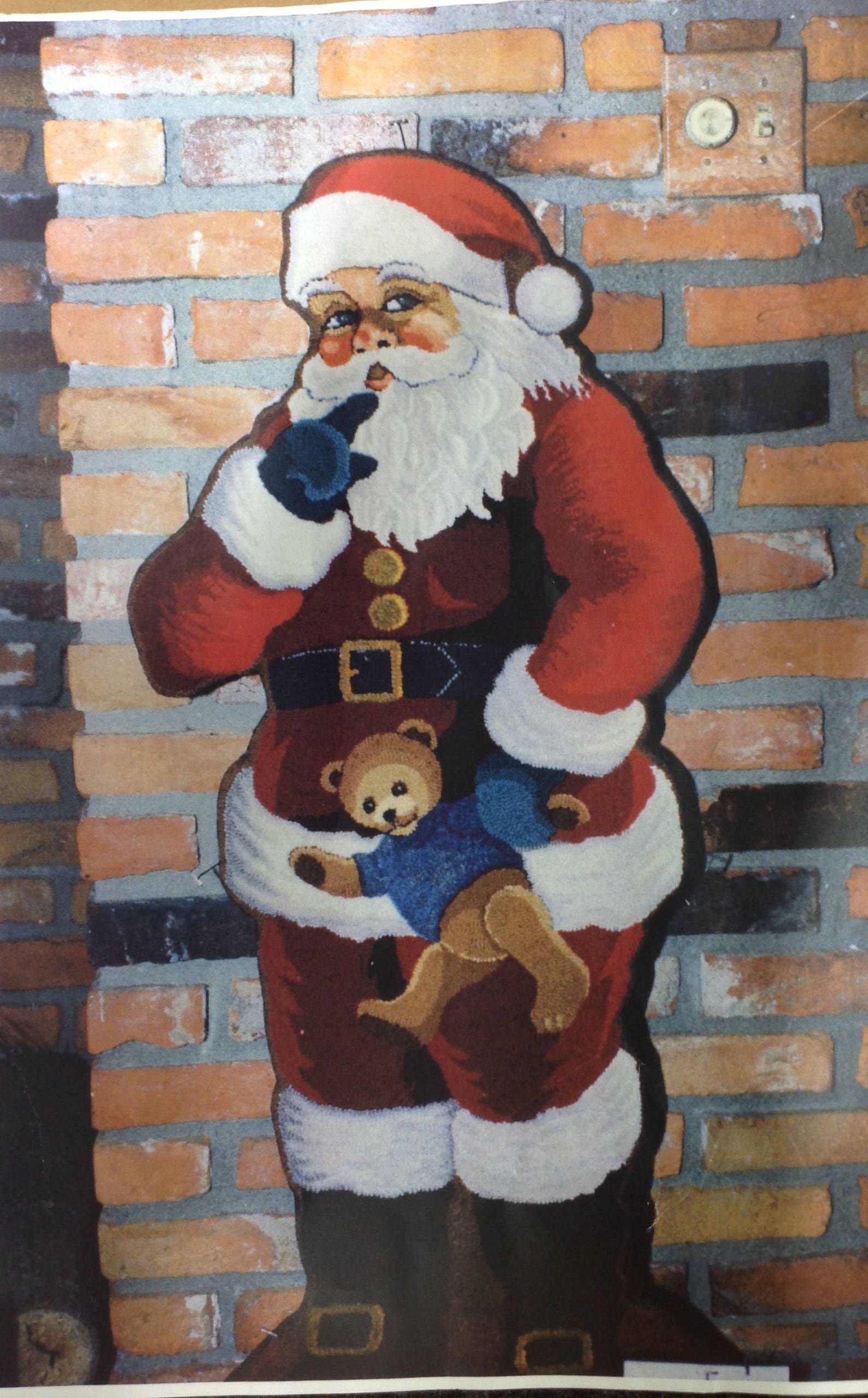 Here Comes Santa! Joan Moshimer's Studio,rug Hooking Pattern Only on ...