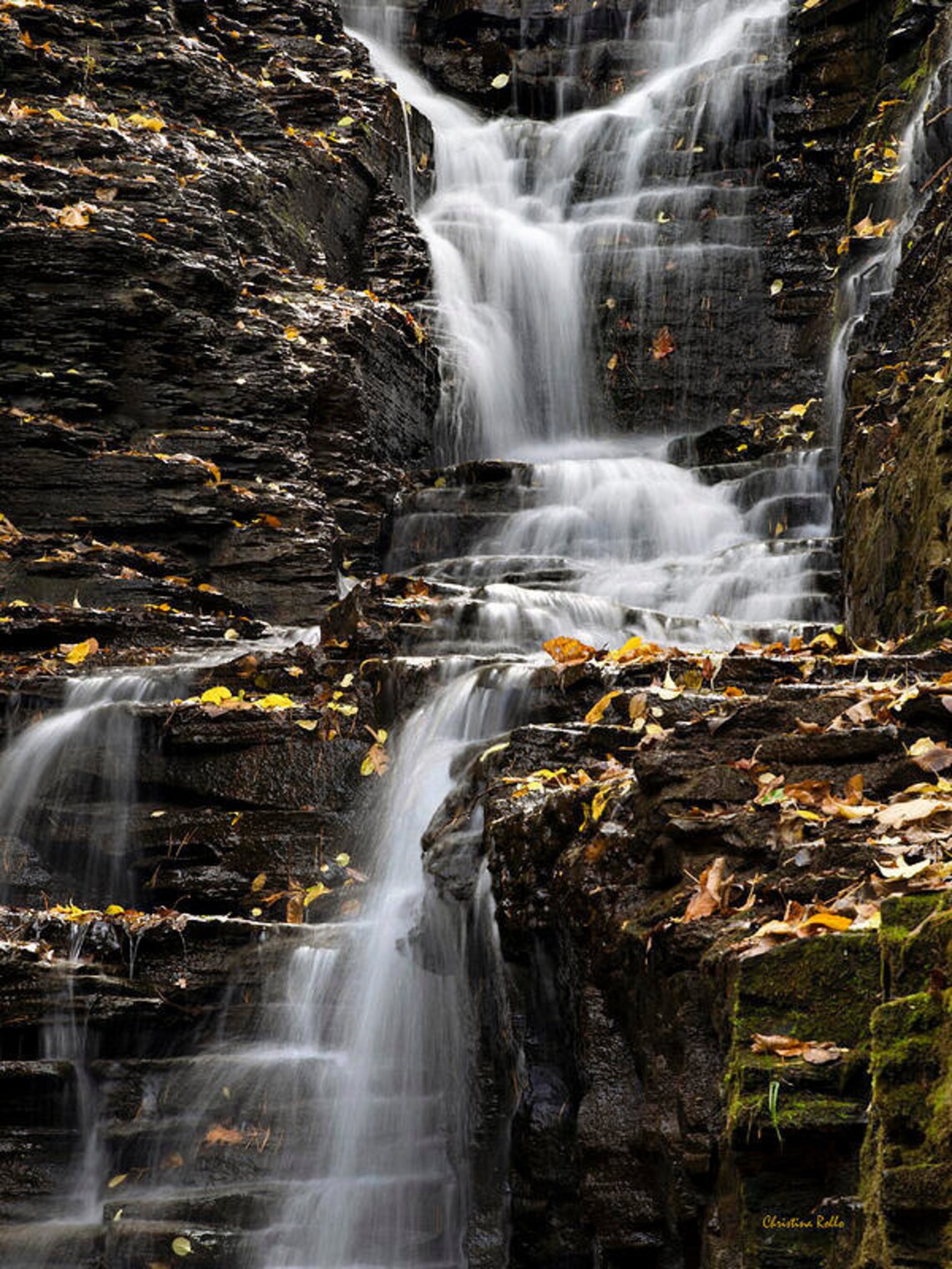Waterfall Print Landscape Photography Scenic Waterfall Photo, Fine Art ...