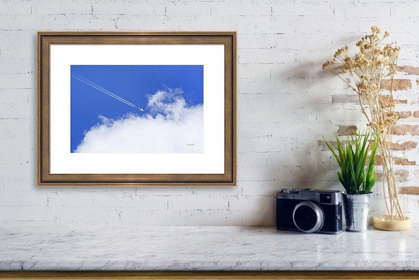 Airplane Prints Aviation Gifts Airplane Wall Art, Jumbo Jet Plane Fine ...