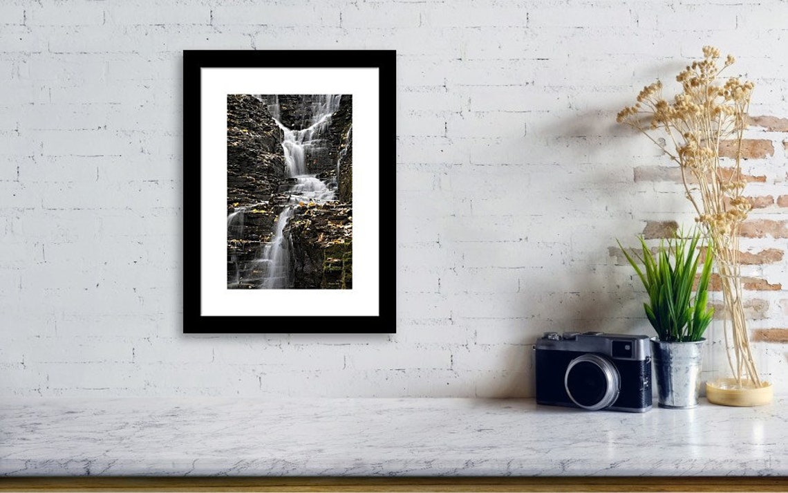 Waterfall Print Landscape Photography Scenic Waterfall Photo | Etsy