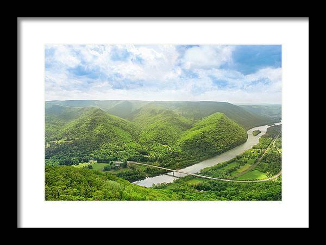 Mountain Scenery Landscape Photography Hyner View State Park - Etsy