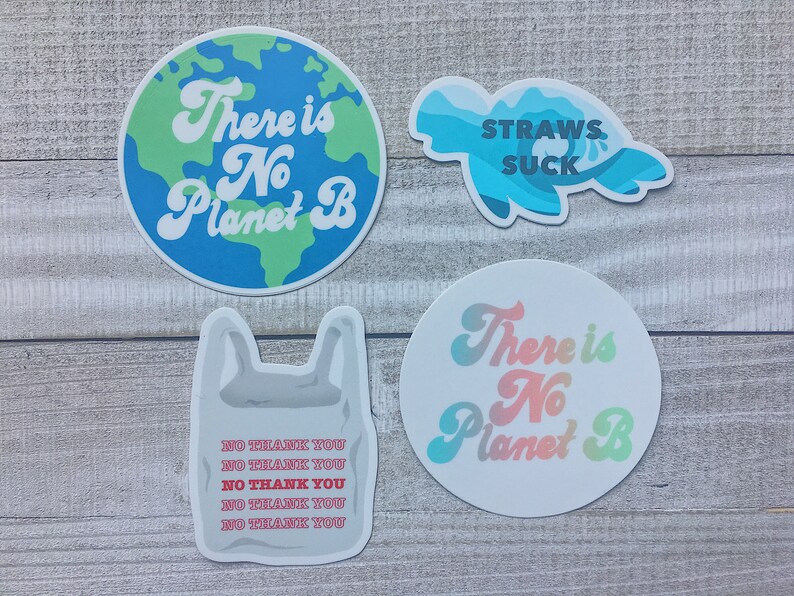 No Thank You Plastic Bag Vinyl Sticker Waterproof - Etsy