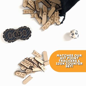 20x MTG Numbered Counter Add-ons - Magic the Gathering - Laser Cut - Etsy