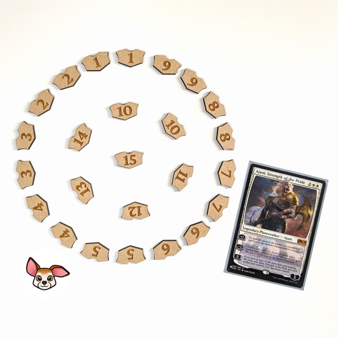 25x MTG Loyalty Counter - Etsy