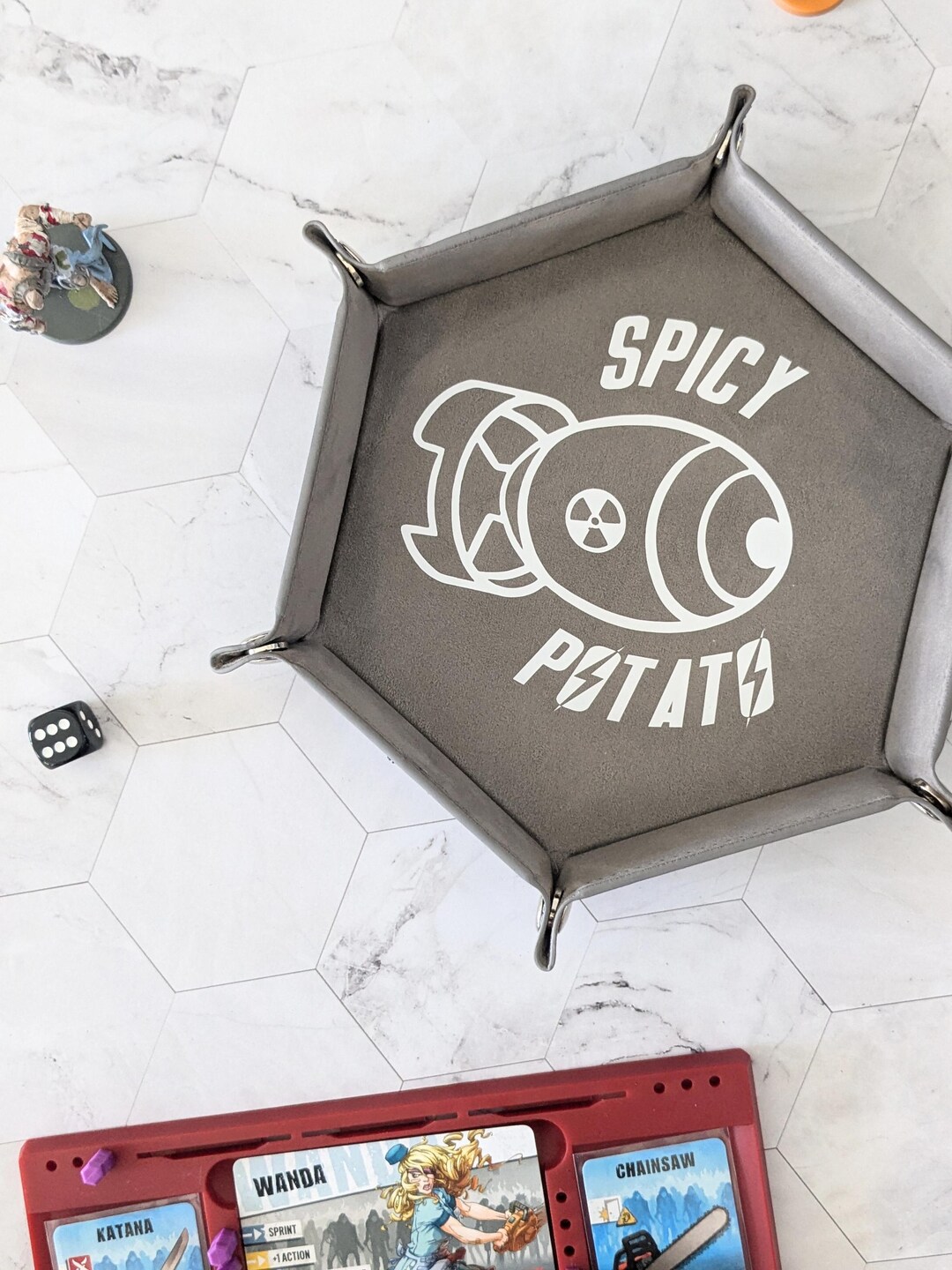 Fallout Mini Nuke Velvet Dice Tray - TTRPG Accessories - Gamer Gift ...