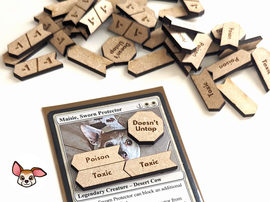 40x MTG Negative Effect Counters 1/1 Poison Doesn't - Etsy