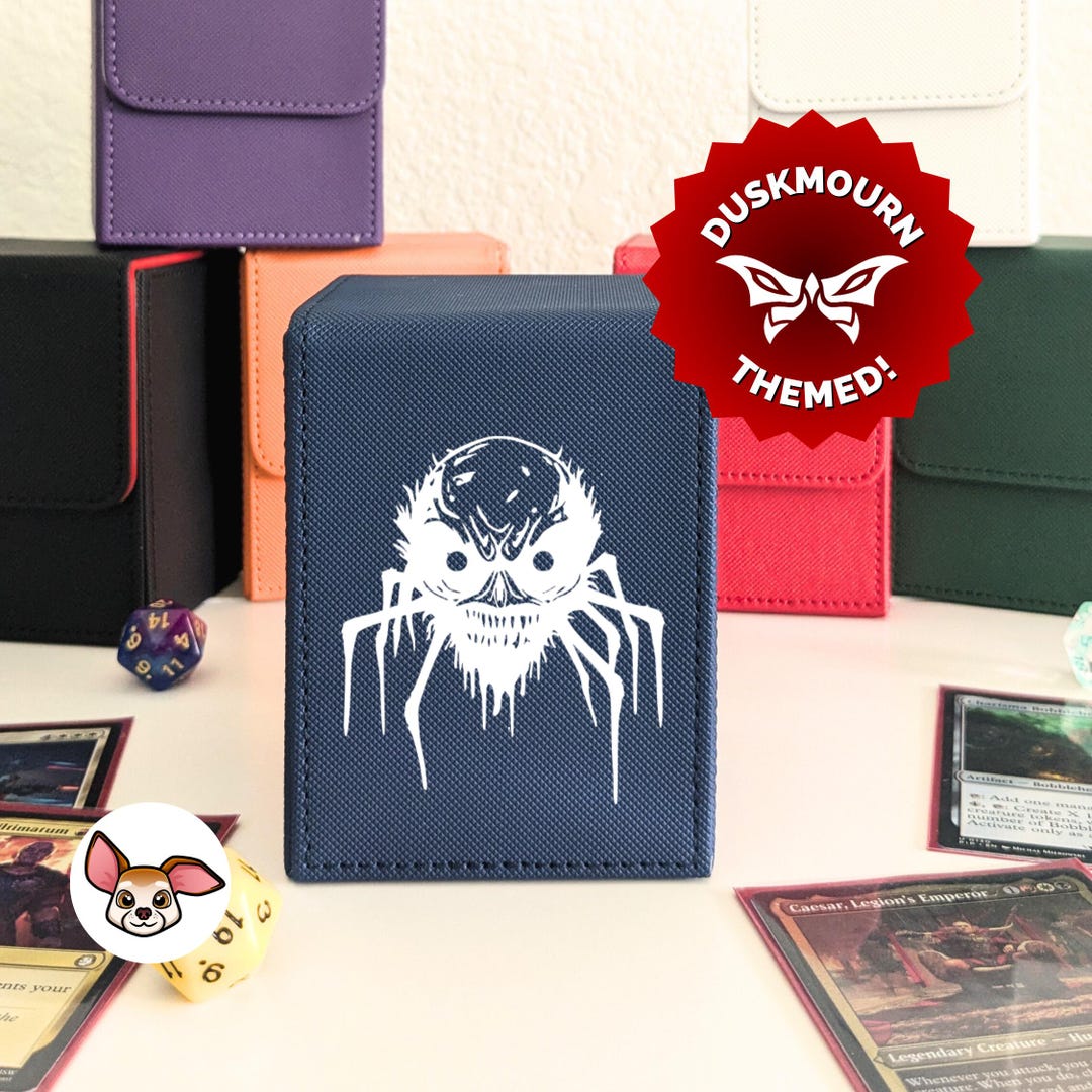 Duskmourn Spider MTG Commander Deck Box Magic the Gathering - Etsy