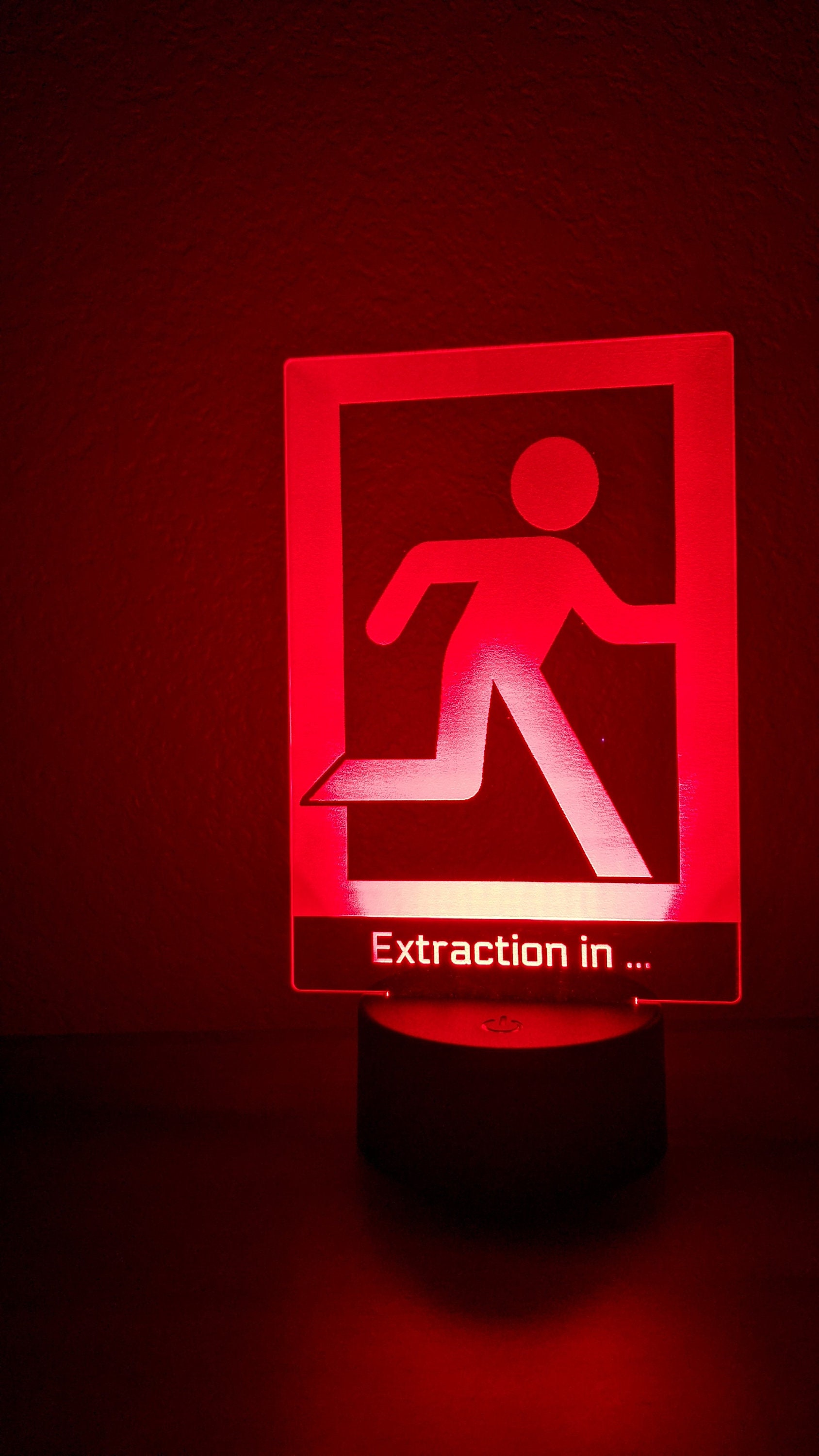 Escape From Tarkov "extraction In..." LED Light - Adjustable Colors - Etsy