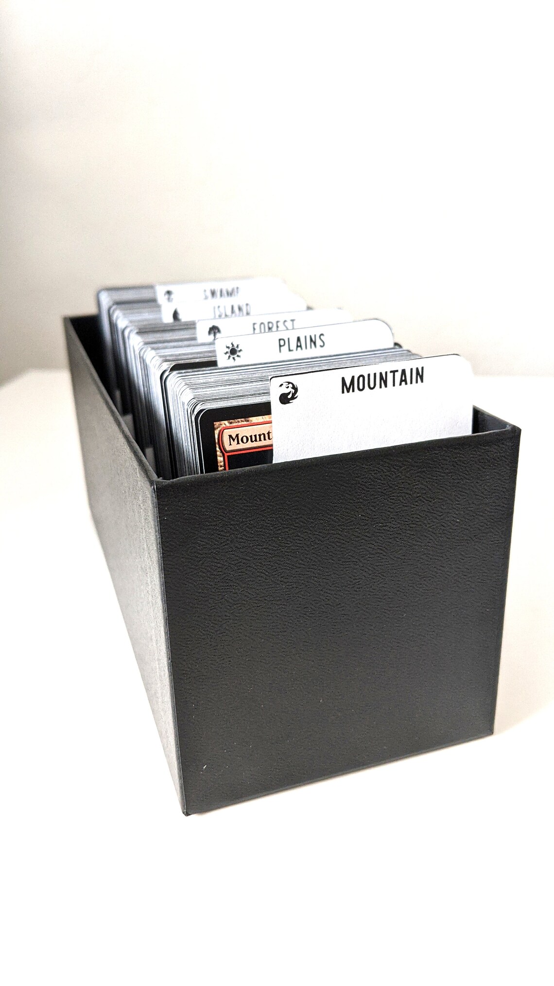 Notched MTG Card Divider Printable Vertical Card Divider US | Etsy