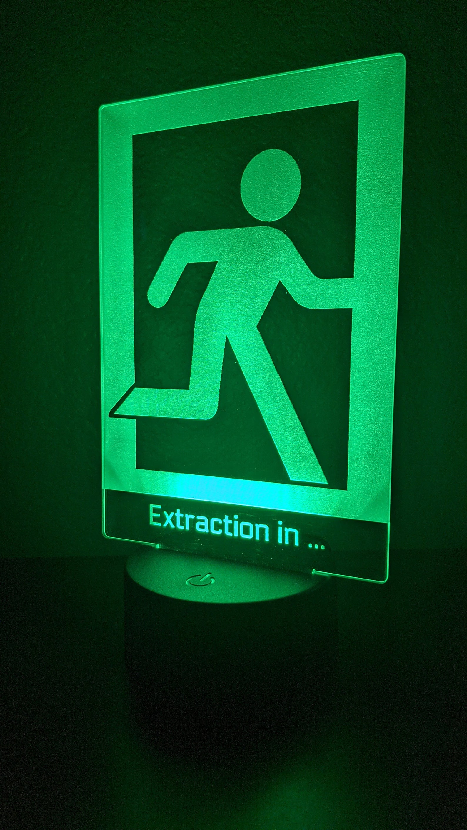 Escape From Tarkov "extraction In..." LED Light - Adjustable Colors - Etsy