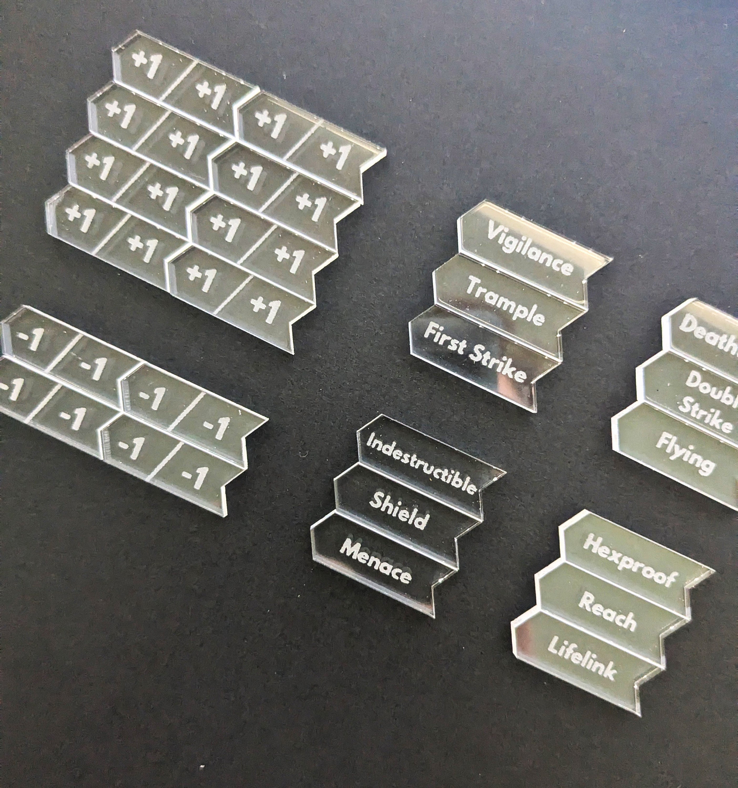 24x Clear Acrylic MTG Counters - Mini Kit - Etsy