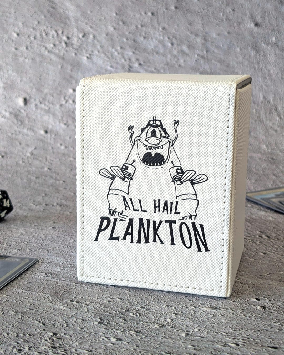 Plankton MTG Commander Deck Box - Magic the Gathering - Spongebob - Etsy