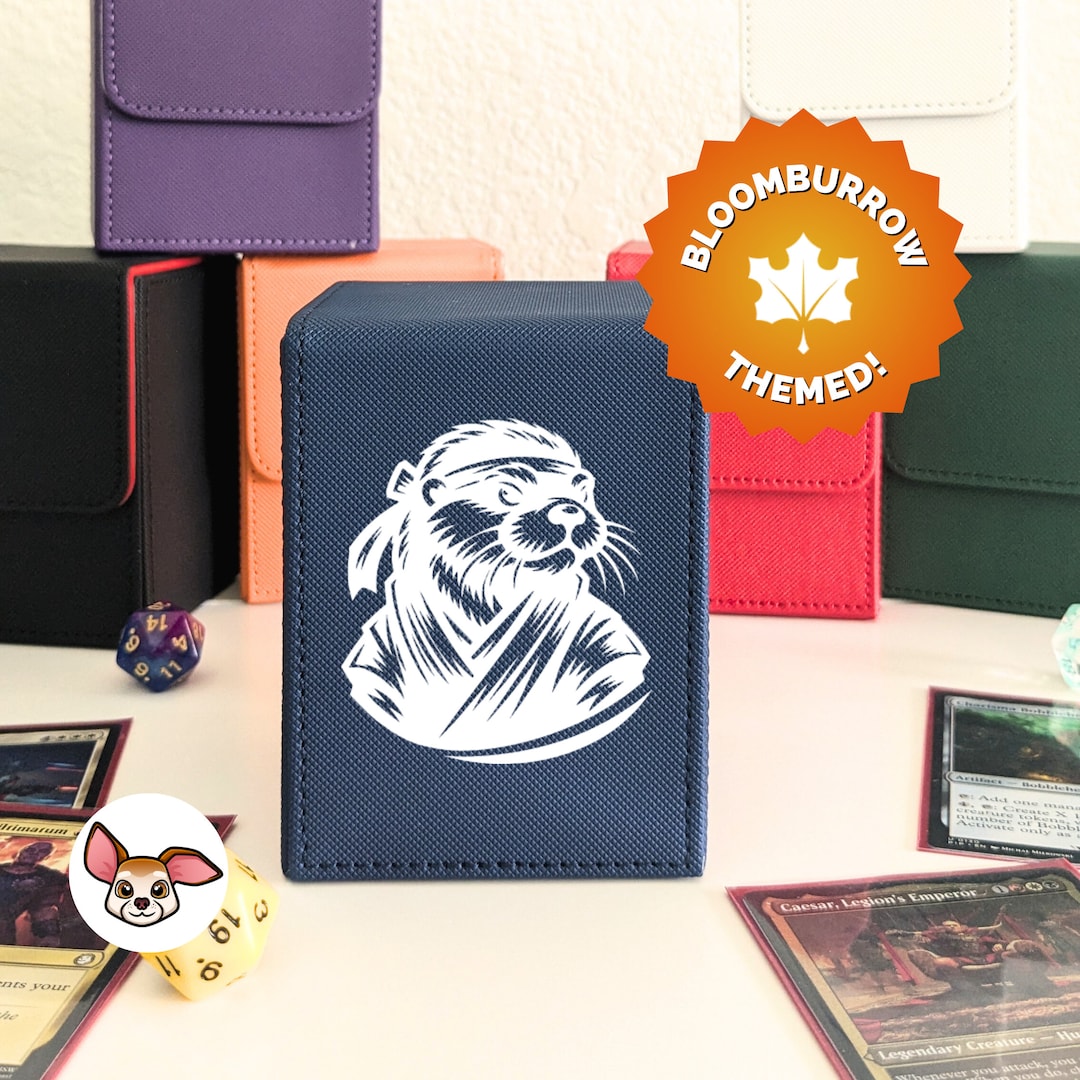 Otter Bloomburrow MTG Commander Deck Box Magic the Gathering - Etsy