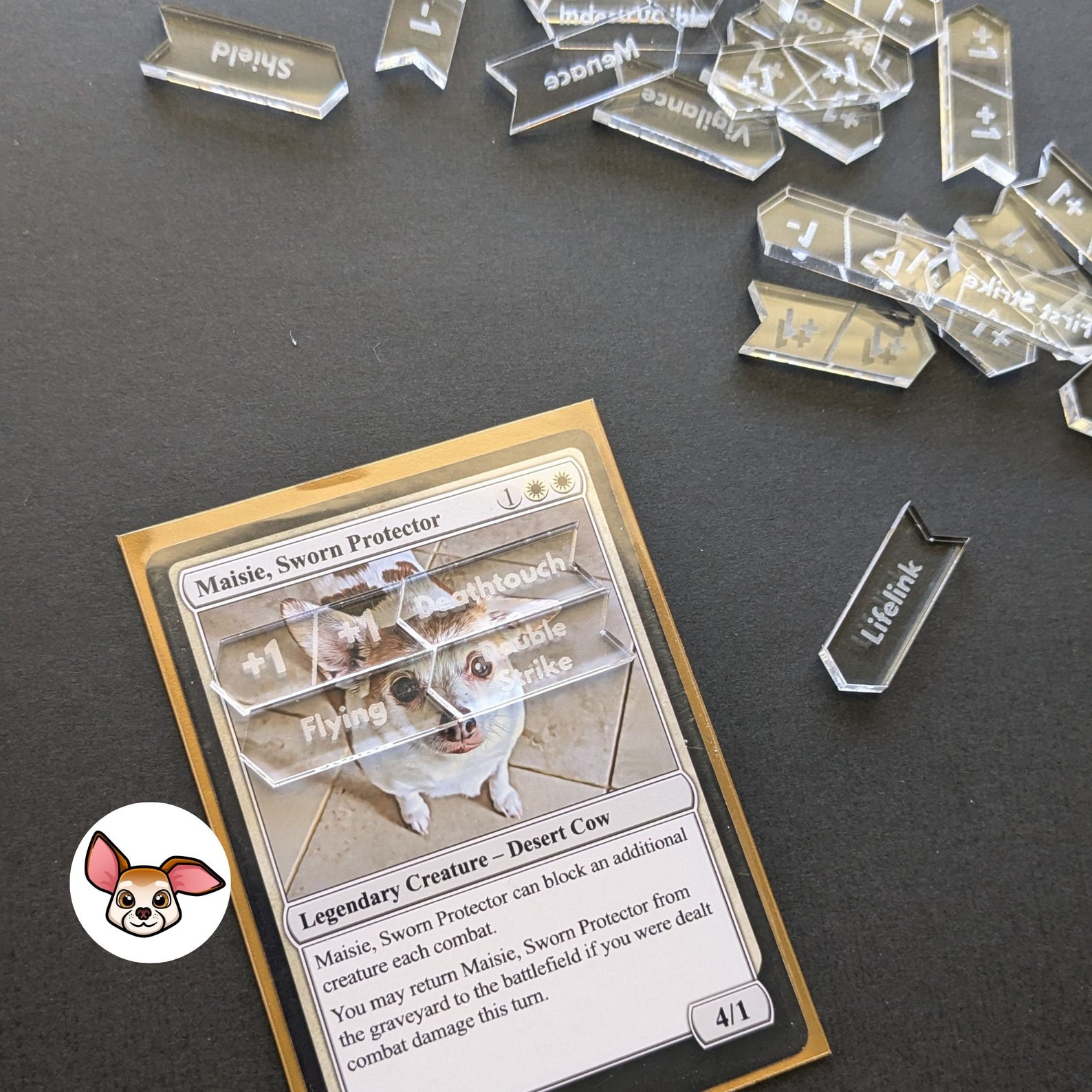 24x Clear Acrylic MTG Counters - Mini Kit - Etsy
