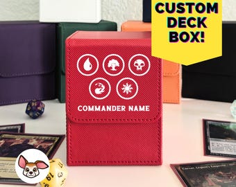Custom Monster Card Deck Box MTG Deck Box Commander Deck Box Deck Box ...