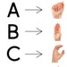 ASL Alphabet, Sign Language Alphabet | Matching Worksheets, Educational ...