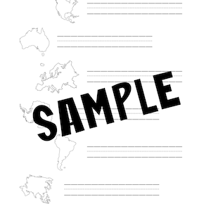 Continents BUNDLE, Facts and Coloring Pages, Worksheets, 3-part Cards ...