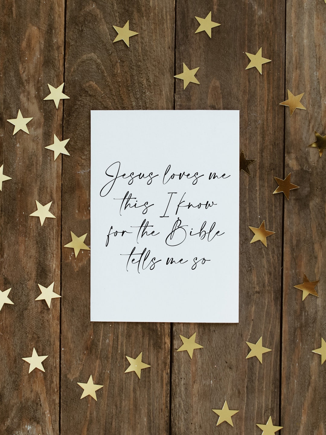 Jesus Loves Me Printable Nursery Wall Art, Digital Print, INSTANT ...