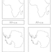 Continents BUNDLE, Facts and Coloring Pages, Worksheets, 3-part Cards ...