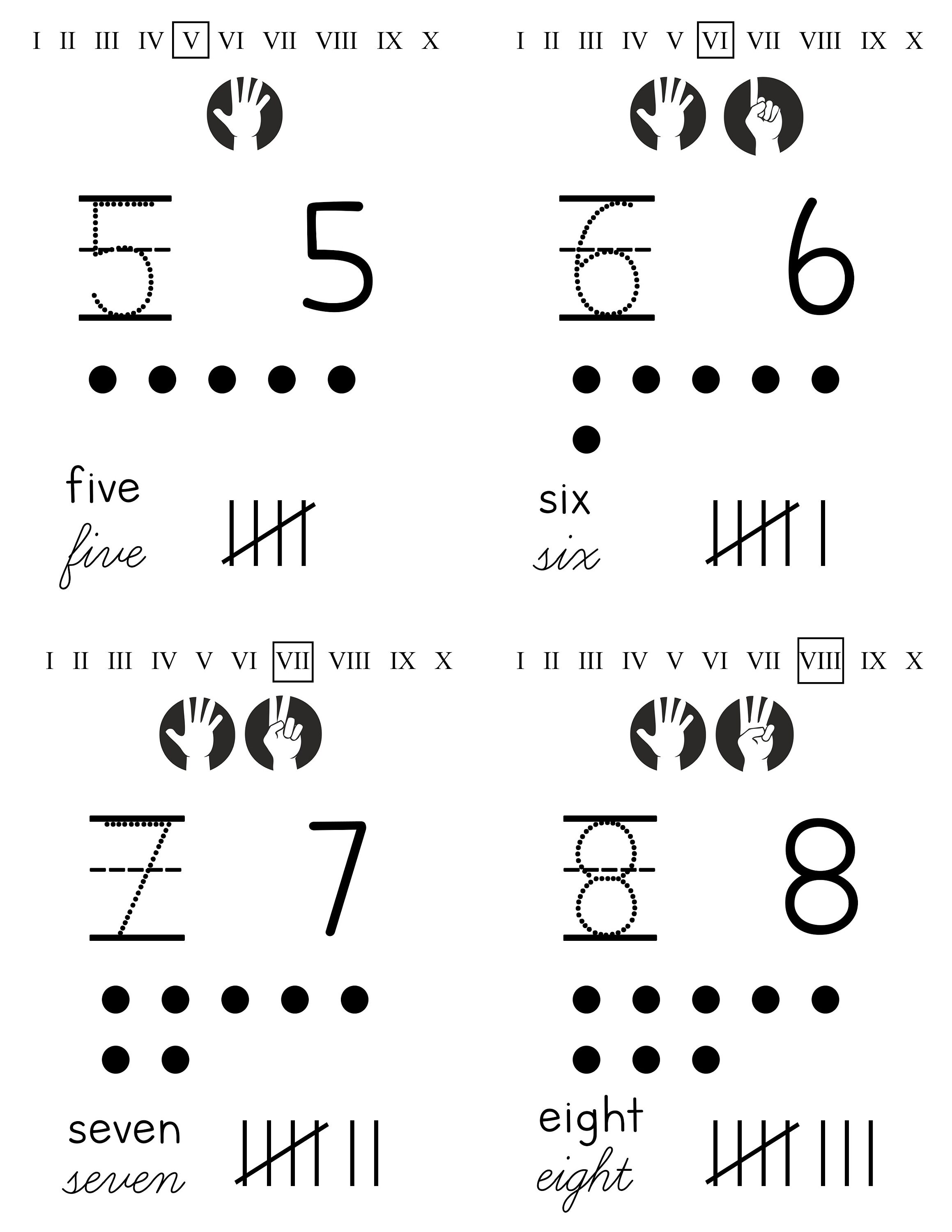 Number Sense Flashcards 1-10, Number Flash Cards | Printable Homeschool ...