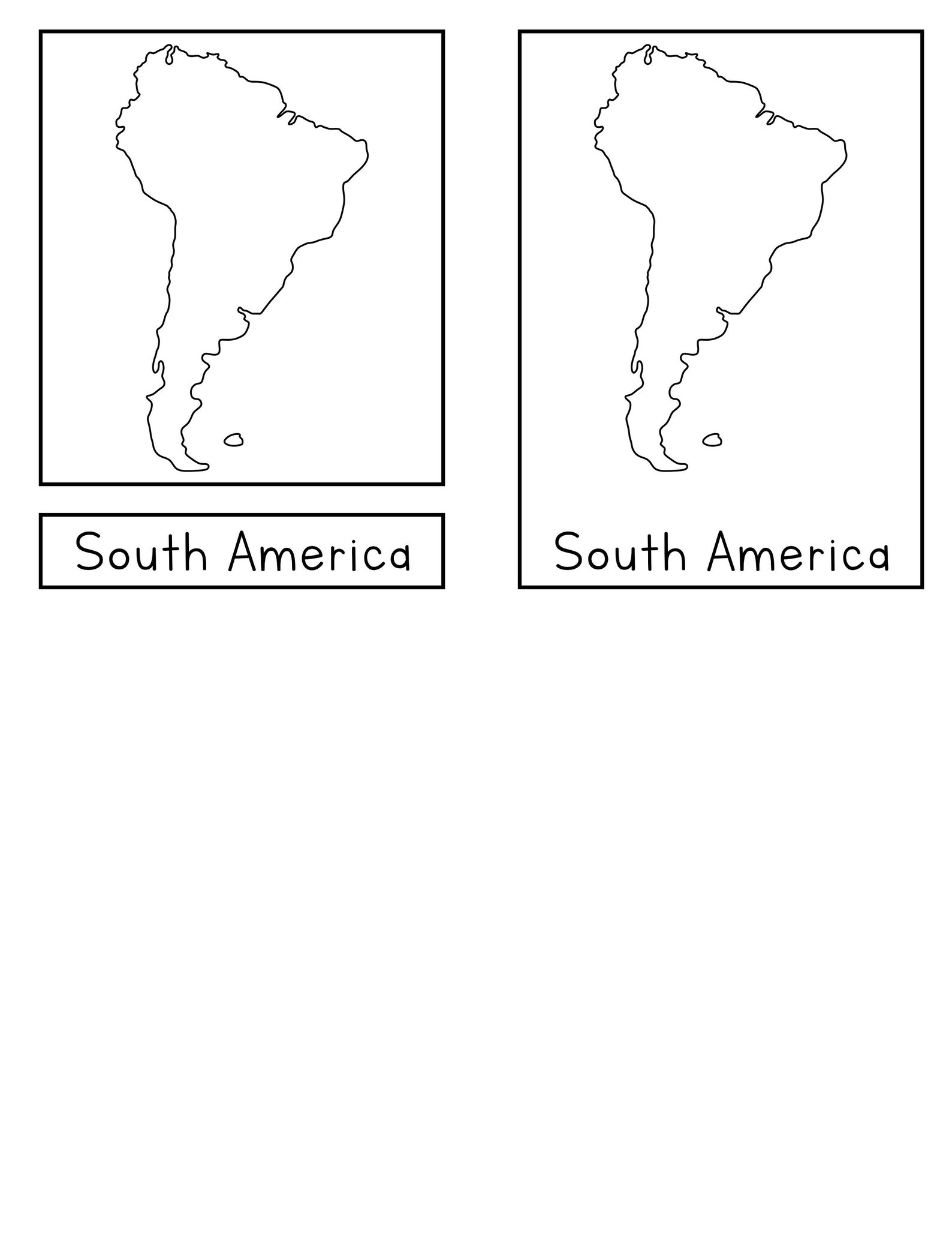 Continents BUNDLE, Facts and Coloring Pages, Worksheets, 3-part Cards ...