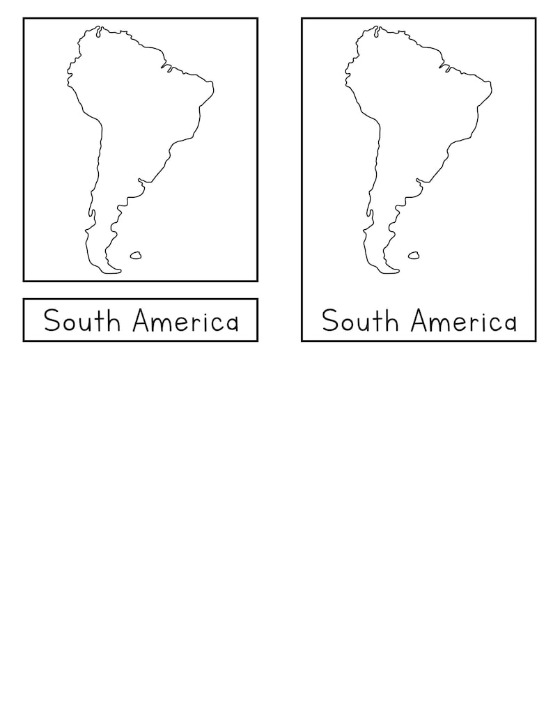 Continents BUNDLE, Facts and Coloring Pages, Worksheets, 3-part Cards ...