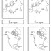 Continents BUNDLE, Facts and Coloring Pages, Worksheets, 3-part Cards ...